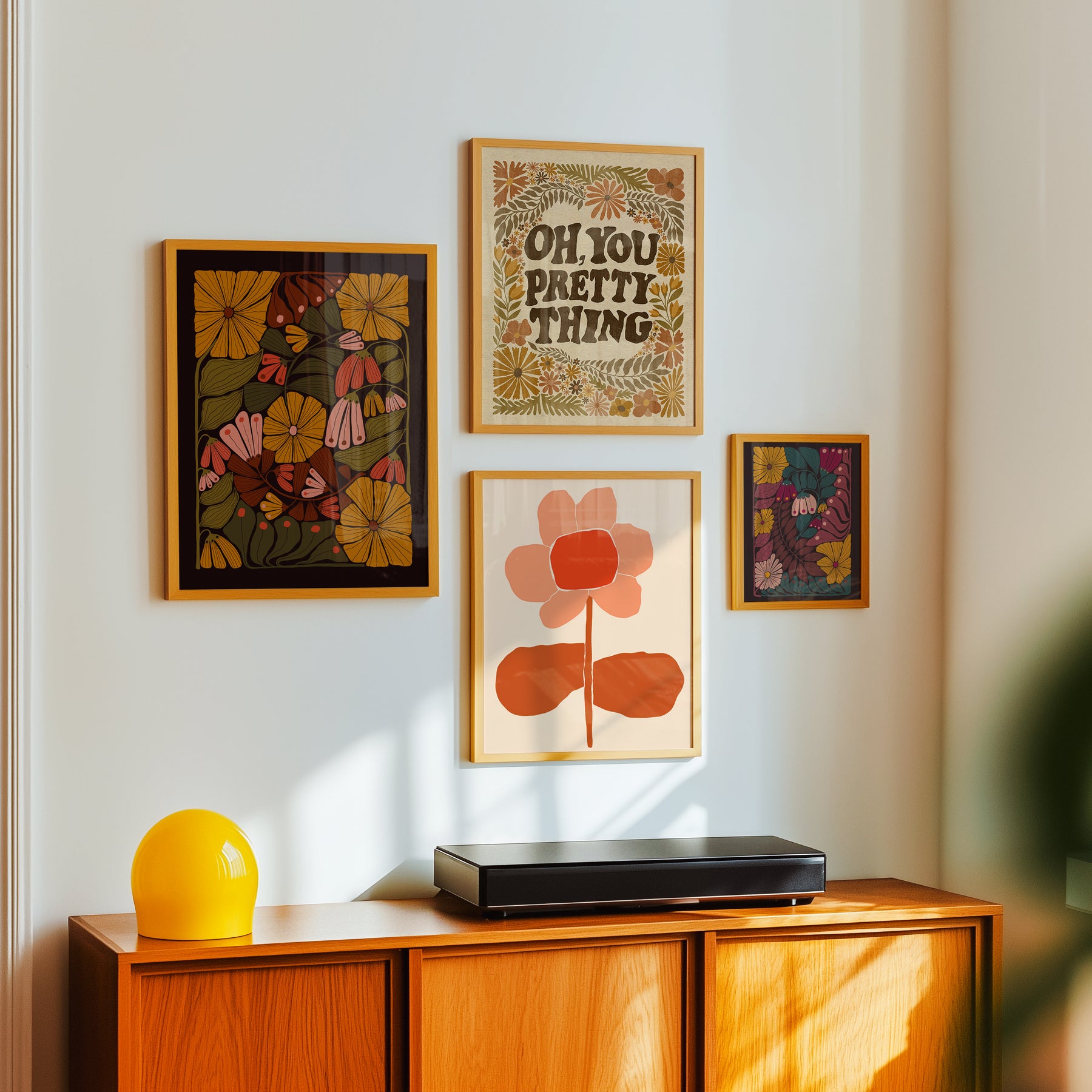 Modern Retro Flower Illustration | Faye Art Print | High West Wild