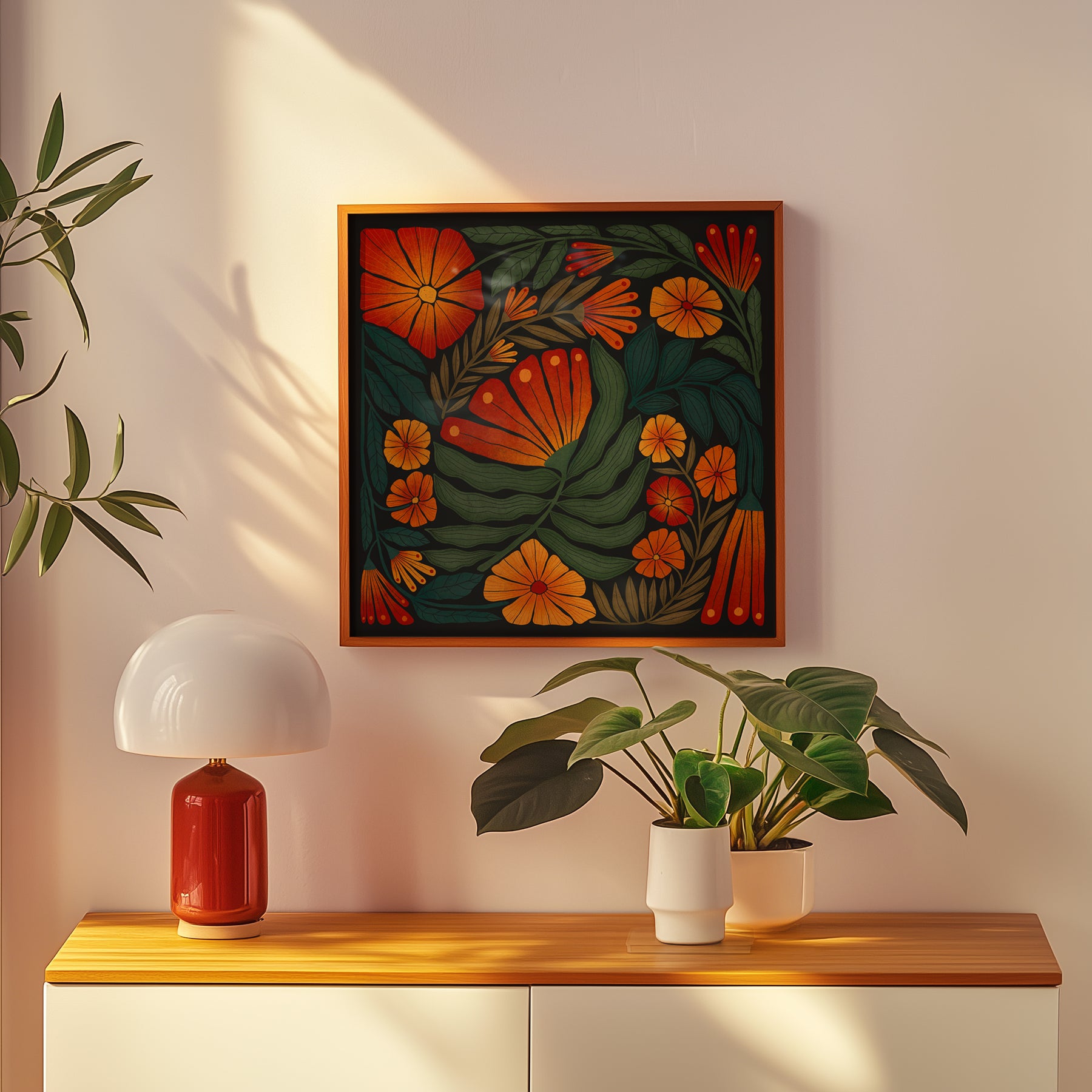 Bold Floral Illustration | Mildred Art Print | High West Wild