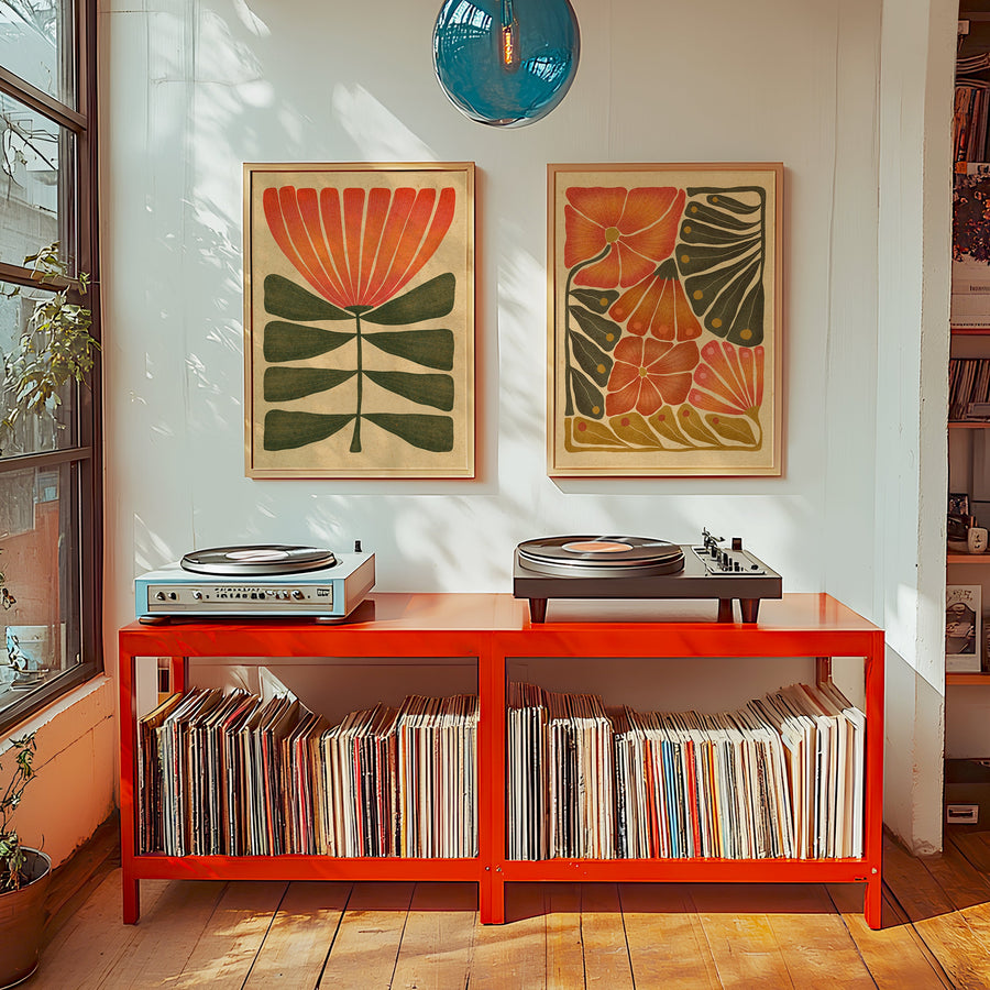 Retro Flower Illustration | Jermaine Art Print | High West Wild