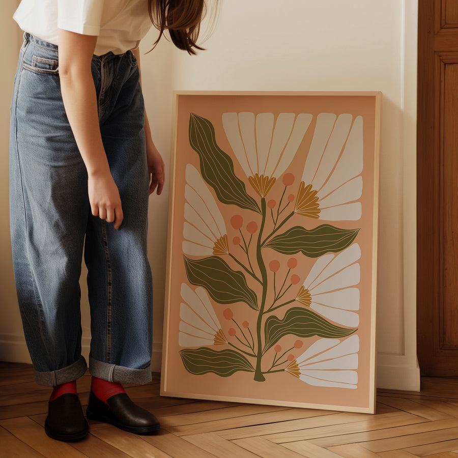 Abstract Flower Illustration | Maeve Art Print | High West Wild