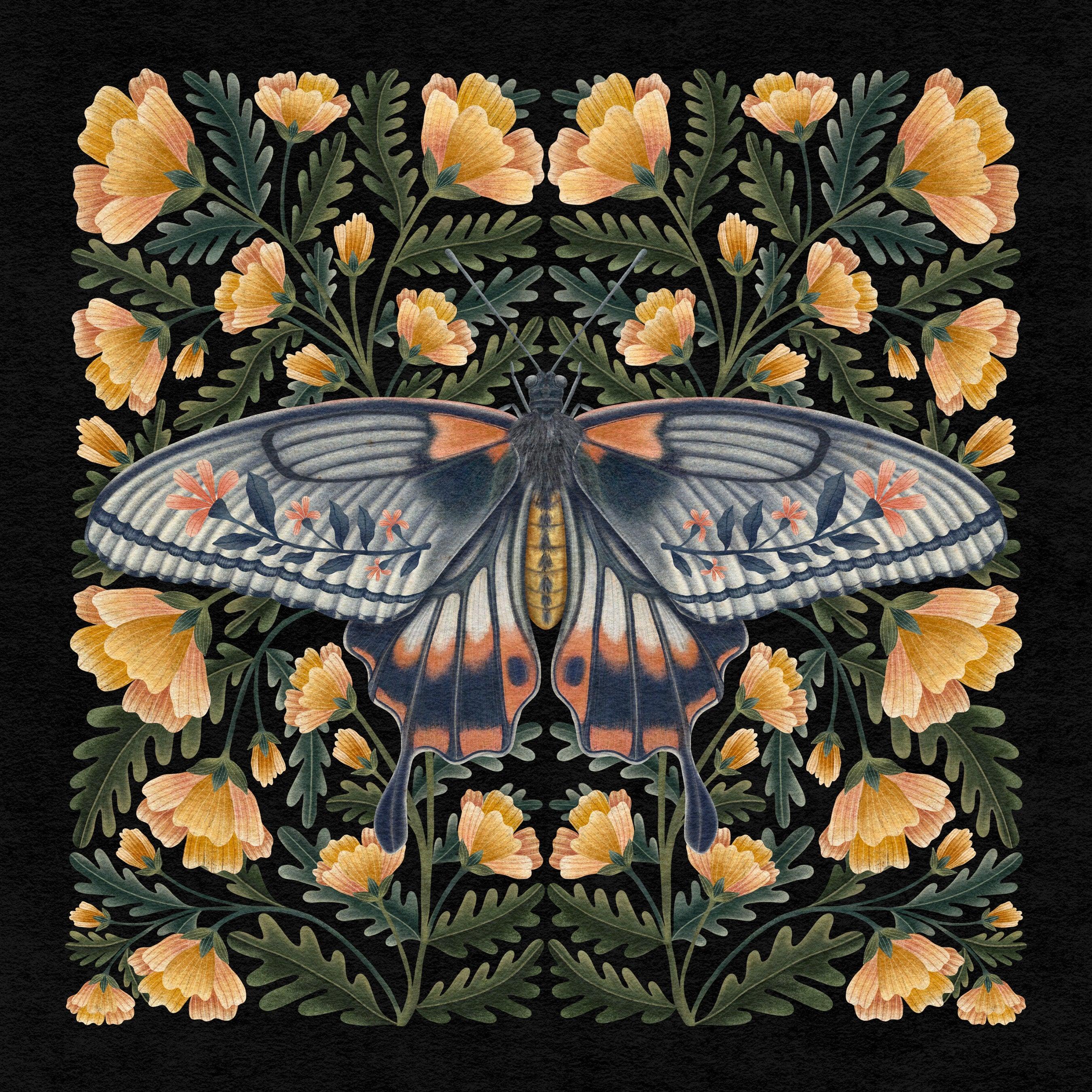 Moth Illustration | Solstice Moth Art Print | High West Wild